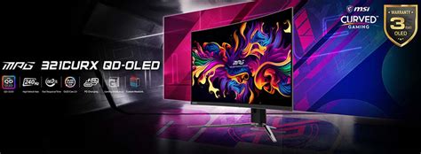 MSI MPG CURX QD OLED Is A Curved Version Of The MPG URX K Hz OLED Gaming Monitor