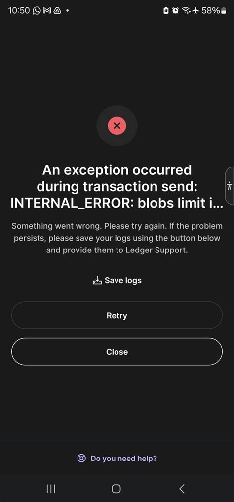 Ledger Life Eth Transaction Fail Rledgerwallet