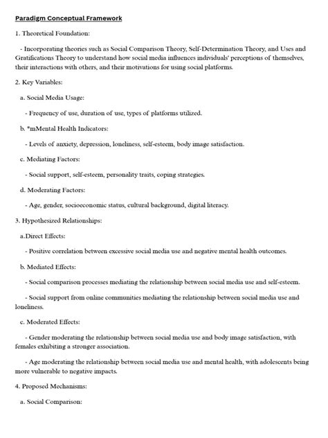 Paradigm Conceptual Framework Pdf Social Media Popular Culture