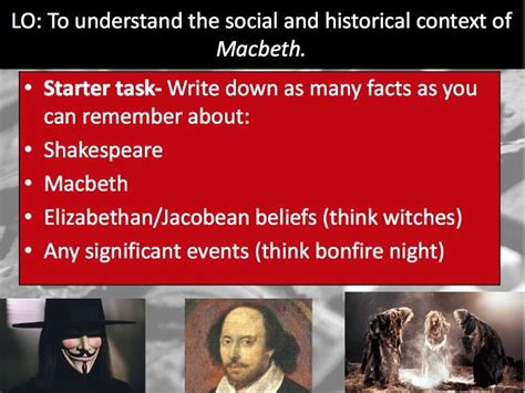 Macbeth Context Teaching Resources