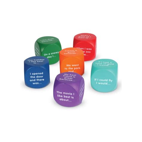 Writing Prompt Foam Cubes