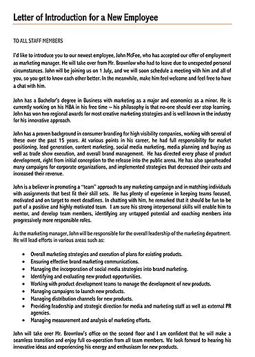 Letter Of Introduction 20 Examples And Overview