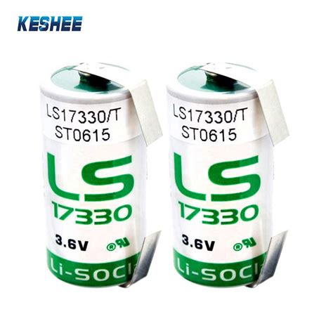 Saft Ls17330 U Soldering Lug 36v 2ah Lithium Battery