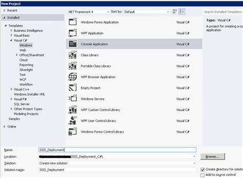 Deploy SSIS Projects Using C