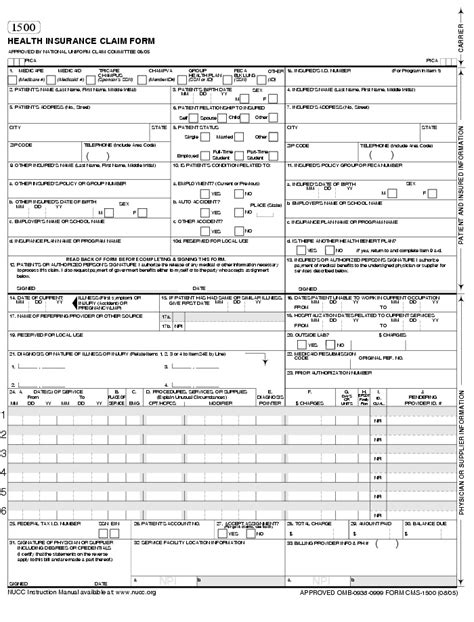 Cms Claimbilling Cms 1500 Claim Form Billing Instruction Part 3