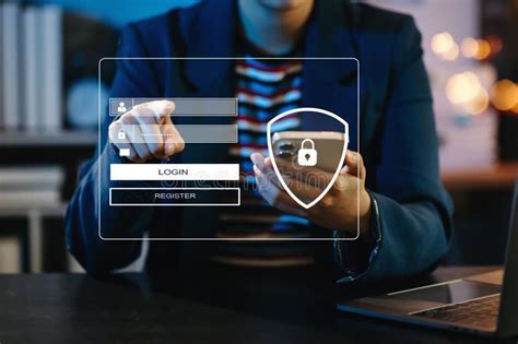 Cyber Security Concept Login User Identification Information Security And Encryption Secure