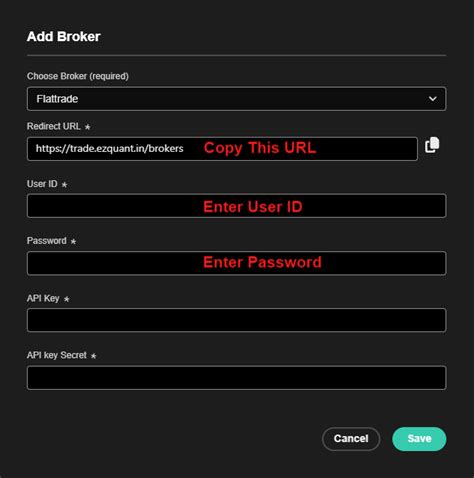 How To Connect Flattrade Broker With Ezwebapp Ezquant