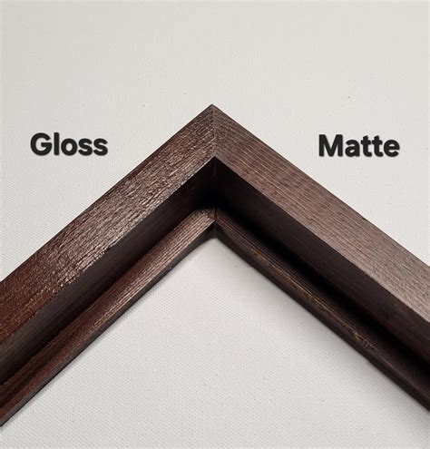 Gloss Red Mahogany Thick Border Canvas Floating Frame Made To Order Canvas Frame Solid Wood