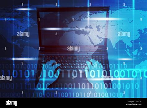 Womans Hands With Laptop And Numbers Stock Photo Alamy