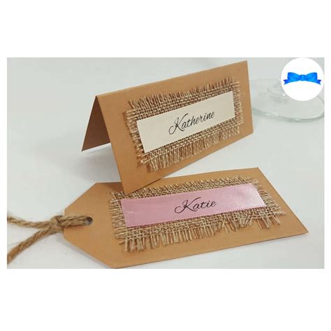Place Cards Ideas For Rustic Wedding At Cody Wray Blog