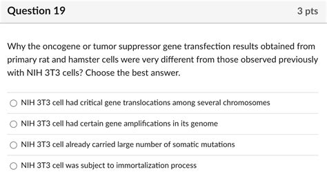 Solved In The Reality Of Cancer What Kind Clonal Expansion