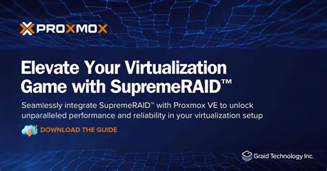 Virtualization SupremeRAID A Guide For Proxmox Integration