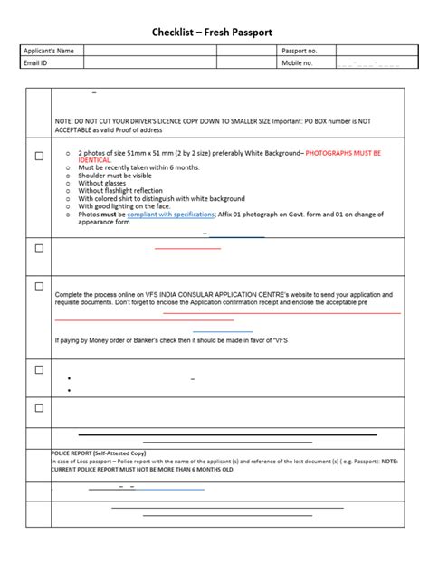 Passport Checklist Regular3 Pdf Passport Drivers License