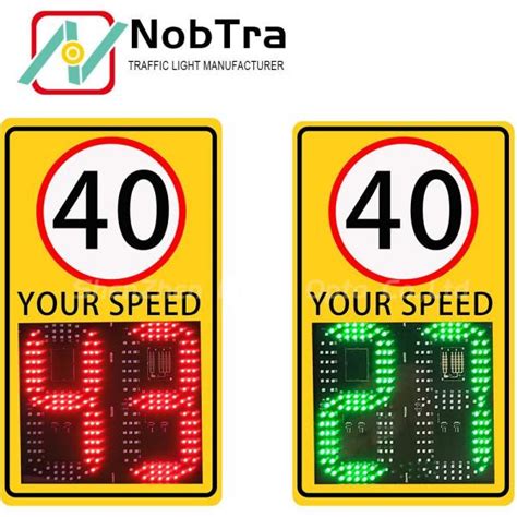 Solar Powered Variable Speed Limit Driver Feedback Sign From China Factory