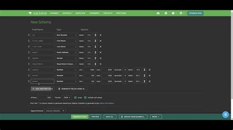 how to use mockaroo to generate sample datasets youtube
