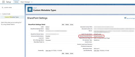 Named Credential Name