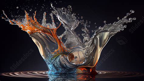 Water Splash Powerpoint Background For Free Download Slidesdocs