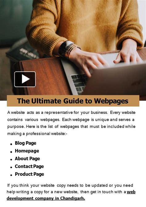 Ppt The Ultimate Guide To Webpages Powerpoint Presentation Free To Download Id 95b46d Njaym