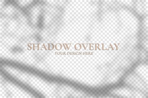 목업을 위한 식물 또는 나무 가지와 잎의 흐릿한 실제 그림자 오버레이 효과 프리미엄 Psd 파일