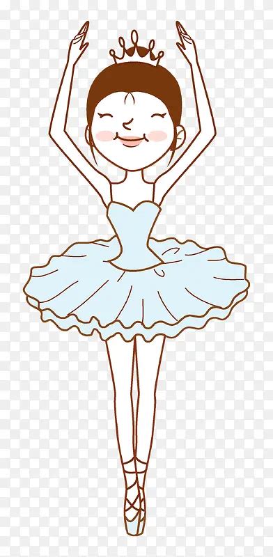 手绘芭蕾女孩png图片素材下载图片编号qkpwxojm 免抠素材网