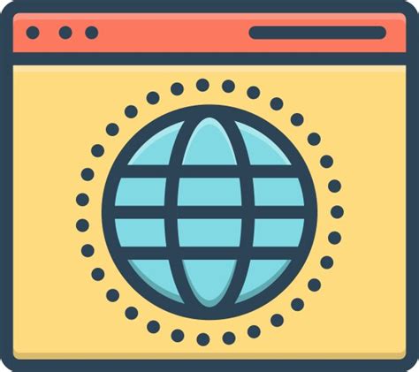 Website Royalty Free Vector Image Vectorstock