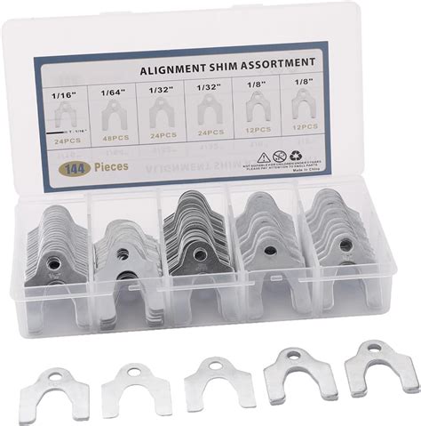 144 Pcs Auto Alignment Body Shims 116 164 132 18 Alignment Shims Assortment