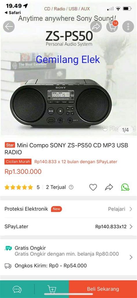 Radio Mini Compo Elektronik Audio Di Carousell