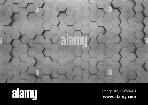 Abstract Moving Hexagonal Background Seamless 3d Loop Animation Stock Video Footage Alamy