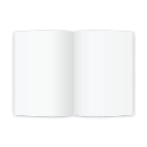 빈 잡지 열기 무료 벡터
