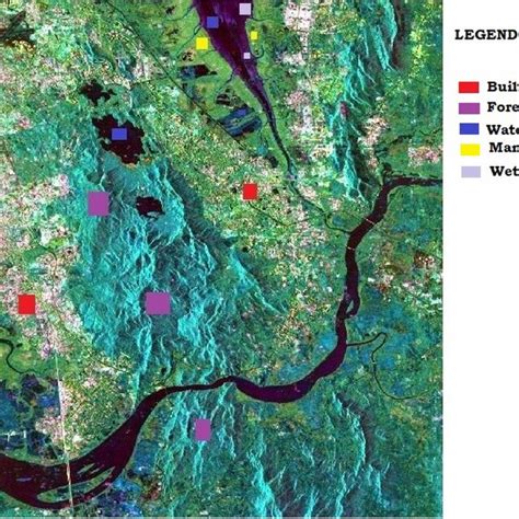 Rgb Image Of Risat 1 Data With Selected Samples Of Land Cover Classes Download Scientific Diagram