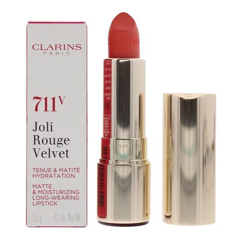 Clarins Joli Rouge Velvet Matte And Moisturizing Long Wearing Lipstick