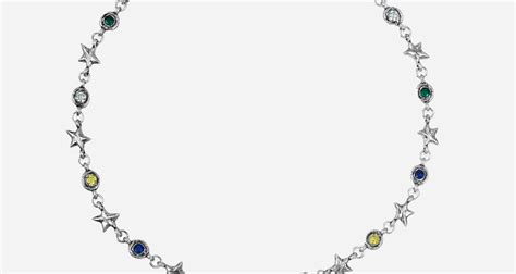 Twojeys Multicolor Squadra Necklace Silver 312022004
