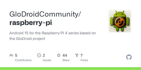 Github Glodroidcommunityraspberry Pi Android 15 For The Raspberry