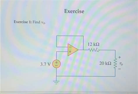 Solved Exerciseexercise 1 Find V0