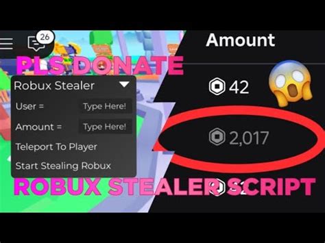 Pls Donate Script Robux Stealer PASTEBIN YouTube
