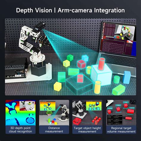 Dofbot Pro 3d Depth Vision Robotic Arm For Nano 4gb Orin Nano Orin Nx