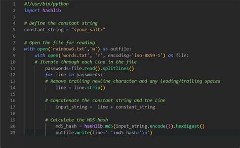 Hash Generator With A Constant Salt Saibharath Medium