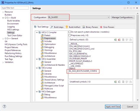 Linking Bootloader Applications With Eclipse And Freemarker Scripts