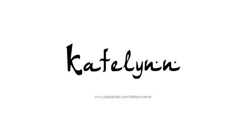 Katelynn Name Tattoo Designs
