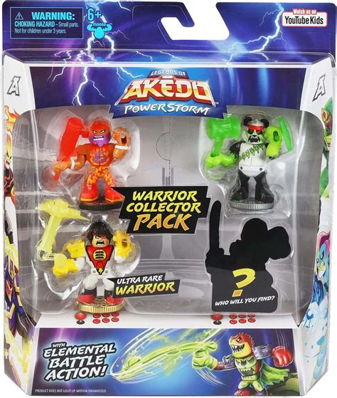 Legends Of Akedo Powerstorm Warrior Collector Pack Mini Battling Action