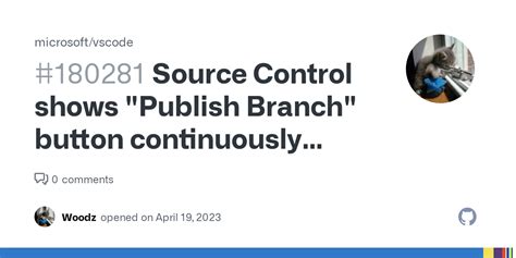 Source Control Shows Publish Branch Button Continuously When Check Out On A Tag Issue