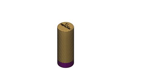 3d File Storage Cylinder Sequence Game Chips Container Customizable