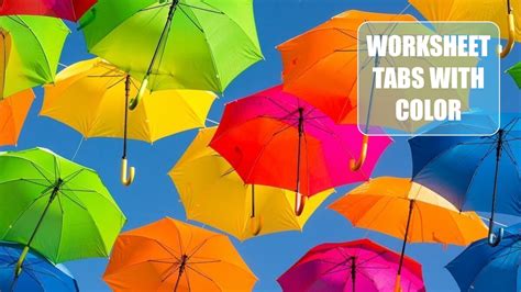 Organize Your Worksheet Tabs With Color Excel Tips Mrexcel Publishing