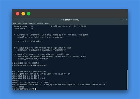 Run Commands On A Remote Machine Via Ssh David J Eddy