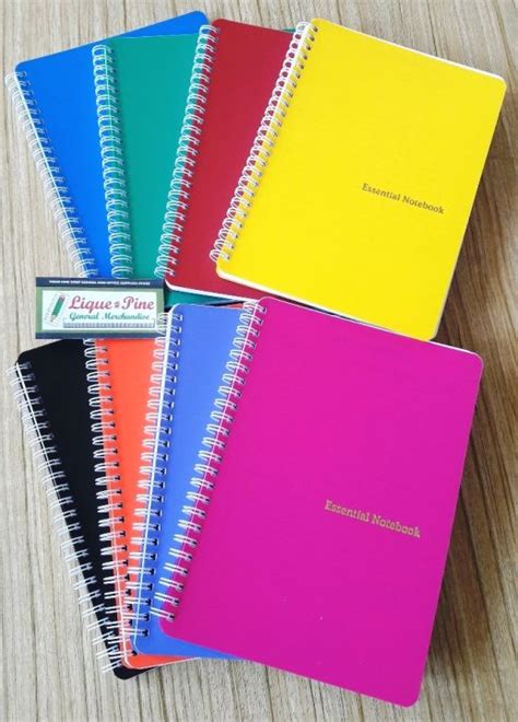 Lique Pine Piece Veco Essential Or Classic Notebook Spiral Available In Different