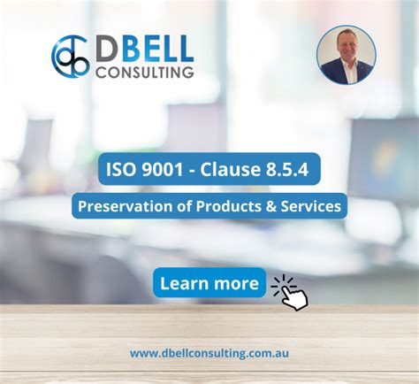 Iso 9001 Clause 8 5 4 Preservation Of Products And Services