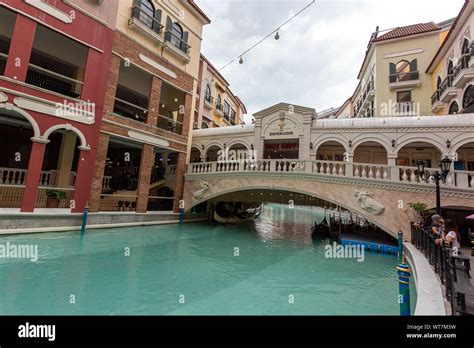 Venice Grand Canal Bonifacio Global City Taguig Manila Philippines Nd August Stock