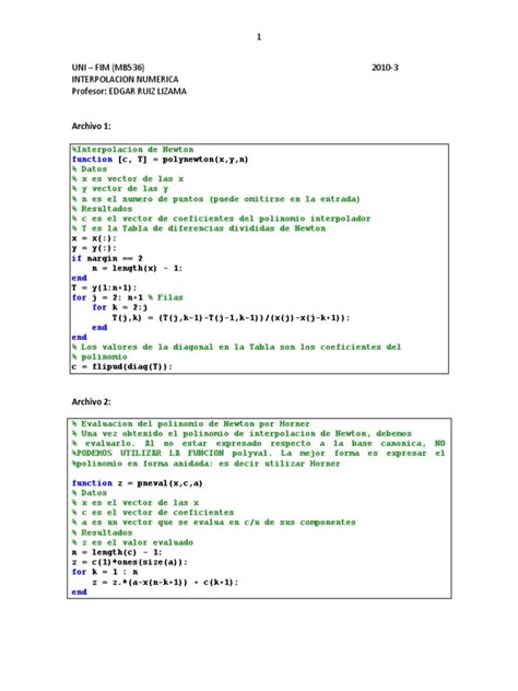 Pdf Interpolacion Metodos Numericos Dokumen Tips