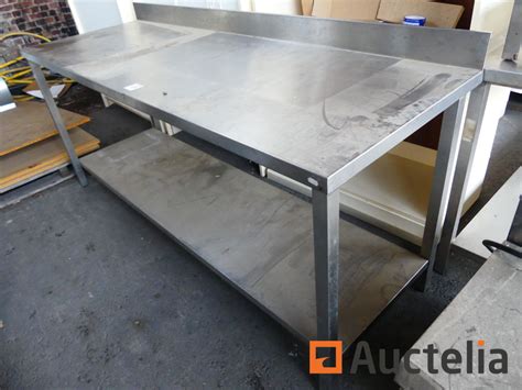 Tabels In Stainless Steel Two Floors Work Tables Inox Table