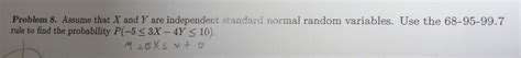 solved problem 8 assume that x and y are independent